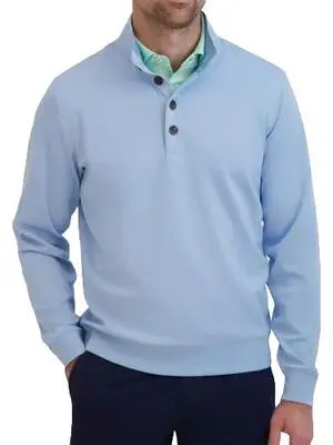 FAIRWAY & GREENE Dale Golf Pullover - Bluff Heather