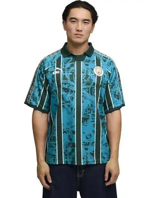 PUMA Manchester City King Retro Soccer Jersey - Blue
