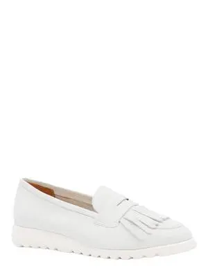 AMALFI BY RANGONI Elemento Fringe Penny Loafer - Bianco Long Beach