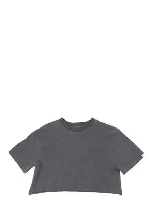 ARIKO Beach Crop Tee - Sea Grey