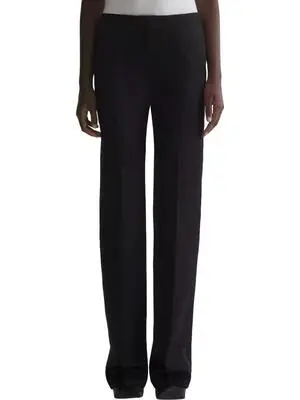 MUGLER Side Stripe Trousers - Black