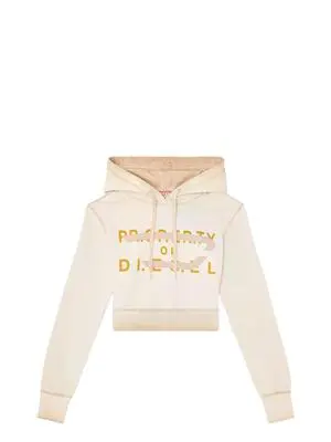 DIESEL Logo-print Hoodie - Neutrals