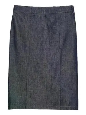 Prada Denim Pencil Mini Skirt - Blue