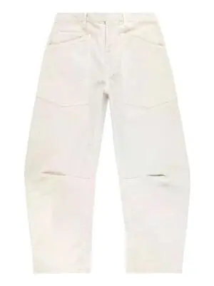 NILI LOTAN Shon Patch-pocket Corduroy Trousers - Neutrals