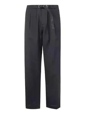 WHITE SAND Buckle Detail Trousers - Black