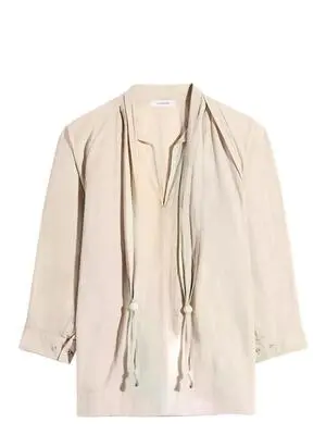LEMAIRE Scarf Blouse - Neutrals