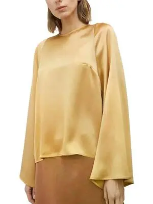BY MALENE BIRGER Bell-sleeve Blouse - Yellow