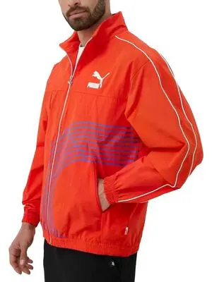 PUMA Zipped Graphic Jacket - Orange