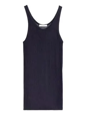 LEMAIRE Ribbed Tank Top - Blue