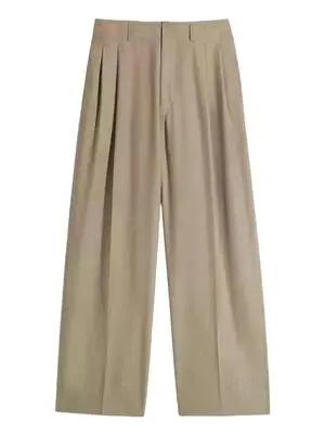 LEMAIRE Pleated Tailored Trousers - Neutrals