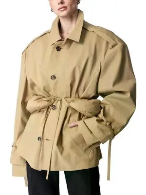 ARTICLE TEN Belted Trench Jacket