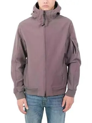 C.P. COMPANY Hooded Jacket With Lens Detail - Purple