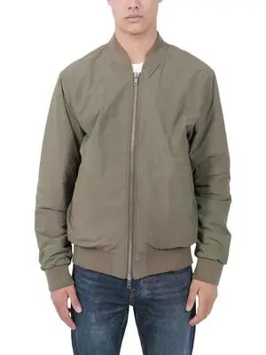 Nn07 Dixon Zip-up Bomber Jacket - Green
