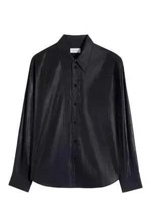 LEMAIRE Pointed-collar Shirt - Black