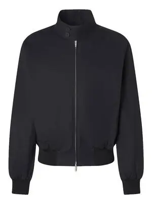 Studio Nicholson Cotton-blend Bomber Jacket - Blue
