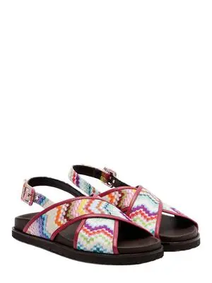 Missoni Allan Zigzag Sandals - Multicoloured