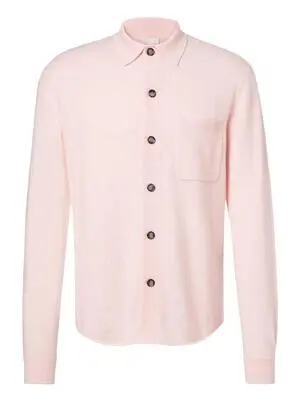 ALLUDE Cotton And Cashmere Overshirt - Pink