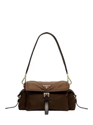 Prada Explore Medium Re-nylon Shoulder Bag - Brown