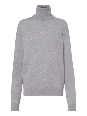 Saint Laurent Cashmere Turtleneck Sweater - Grey