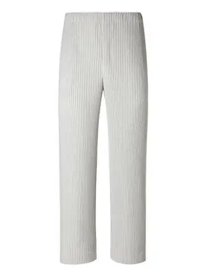 Issey Miyake Homme Plissé Pleated Trousers - Grey