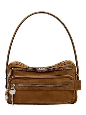 Acne Studios Camero Party Suede Shoulder Bag - Brown