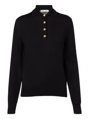 BLAZÉ MILANO Alegria Polo Sweater - Black
