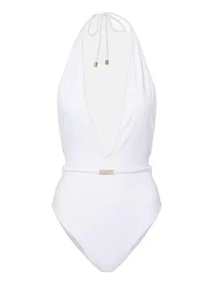 Gucci Halterneck Jersey Bodysuit - White
