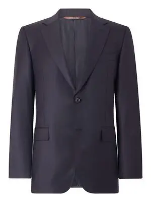 Canali Canali - Super 150s Wool Suit Jacket - Men - Blue  Navy