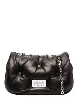 MAISON MARGIELA Glam Slam Flap Medium Bag - Black