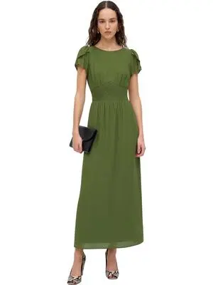REFORMATION Drusilla Midi Dress - Green