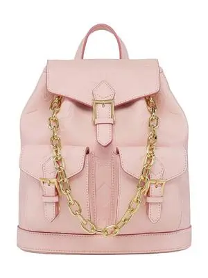 Mcm Aren Drawstring Backpack - Lotus Pink
