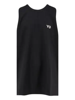 Y3 Logo Tank Top - Black