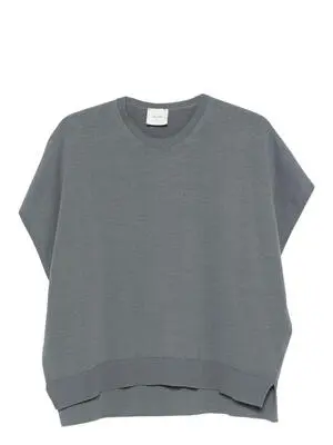 ALYSI Cotton T-shirt - Grey