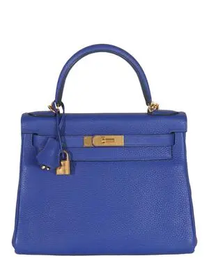 Hermès Hermès Togo Retourne Kelly 28 GHW Blue