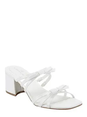 Bandolino Mattien Slide Sandal White