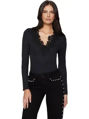 Generation Love Piper Lace Combo Top - Black