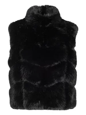 Generation Love Rosario Faux Fur Vest - Black