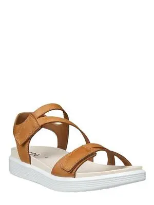 Ecco Soft Three Strap Sandal - Lion