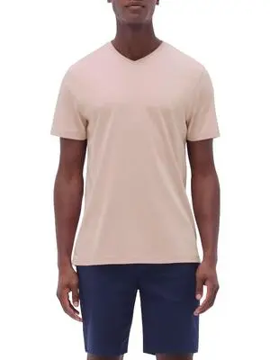 Bugatchi Holden Pima Cotton T-shirt - Sand