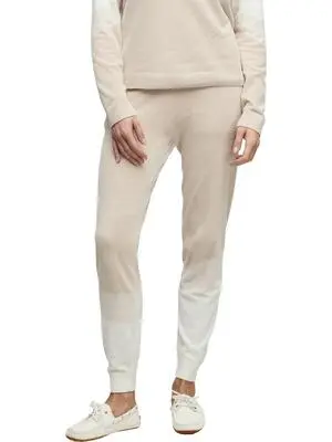 Barefoot Dreams Cozychic Ultra Lite Wavy Colorblock Joggers - Stone Multi