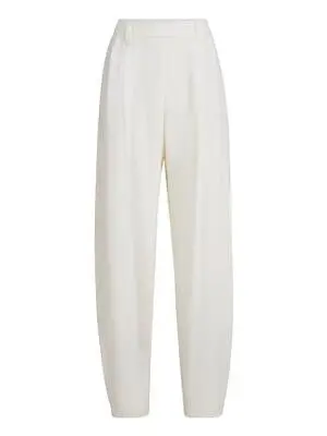 Brunello Cucinelli Slouchy Trousers - White