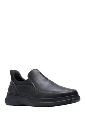 Clarks Mullan Step Sneaker - Black Leather