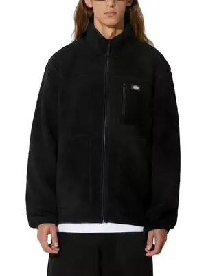 Dickies Zip-up Fleece Sweater - Black