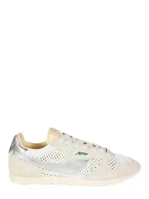 AUTRY Perforated Lace-up Sneakers - White