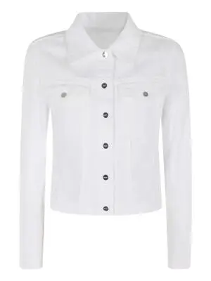 DONDUP Collared Button Jacket - White
