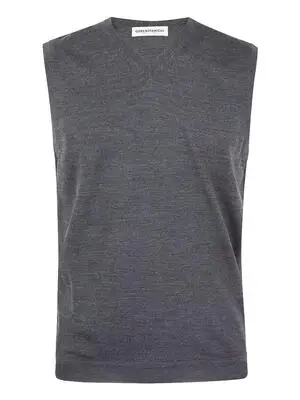 GOES BOTANICAL Sleeveless Wool Vest - Grey