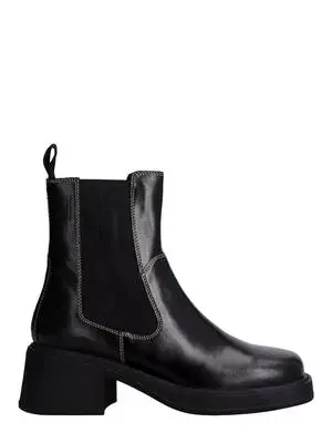 VAGABOND SHOEMAKERS Dorah Block Heel Boots - Black