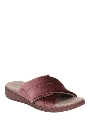 Vionic Relax Ii Plush Slide Sandal - Sable