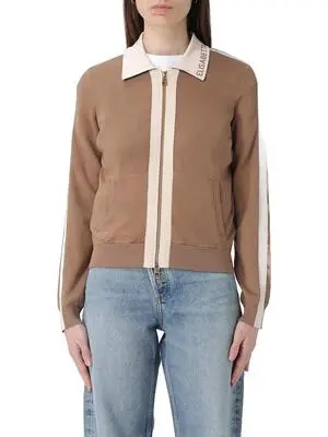 Elisabetta Franchi Elisabetta Franchi Zip-Up Sweater With Contrast Detailing Beige