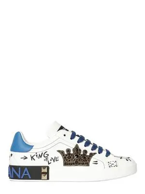 Dolce & Gabbana Low Top Sneakers - Gnawed Blue
